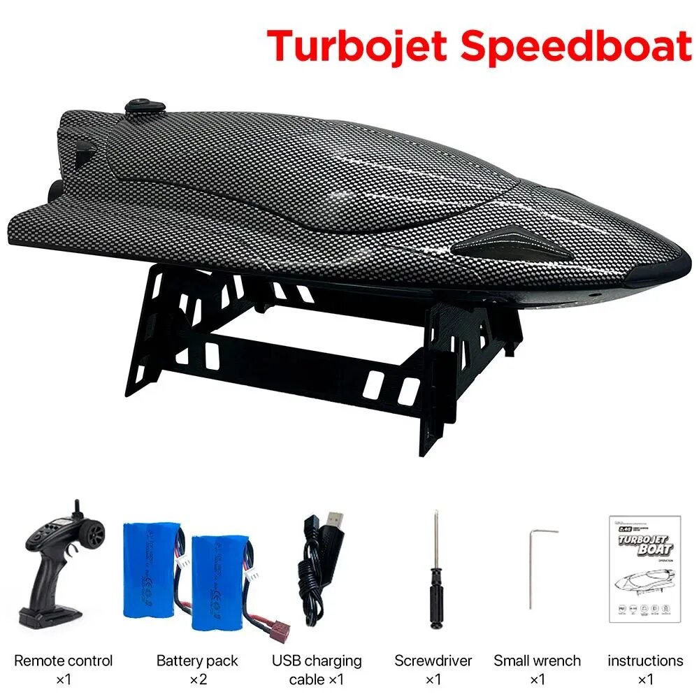FAYEE FY011 2.4G 40 км/ч Турбореактивный катер 120-150 м 2000 мАч с щеточным двигателем для детей и взрослых в подарок