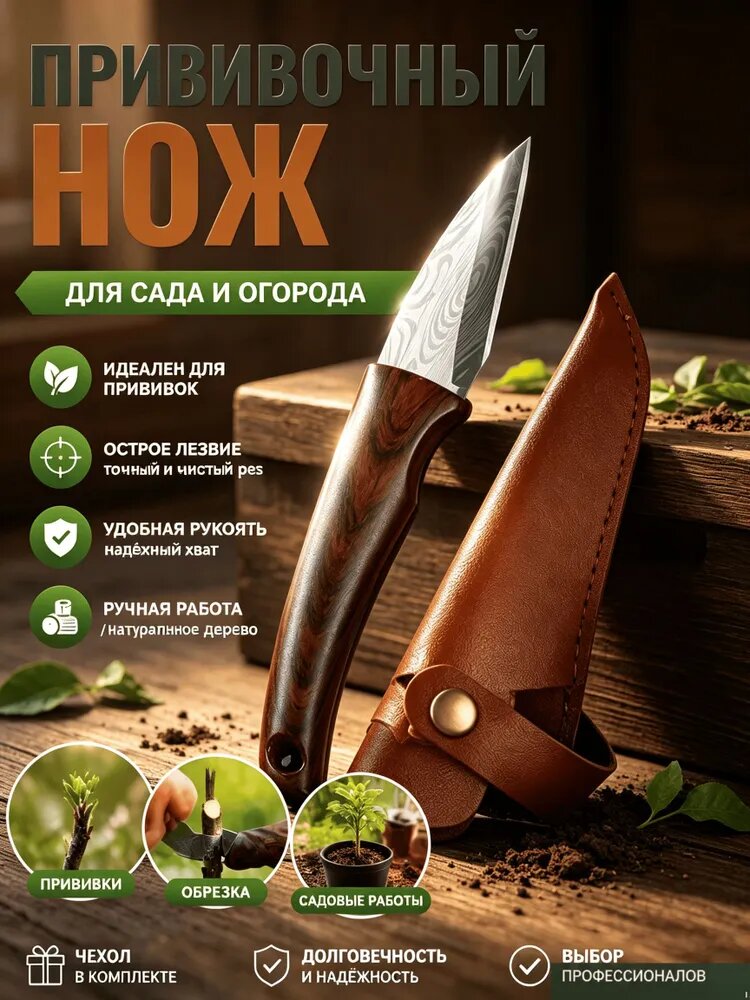 Садовый нож, лезвиеМеталл
