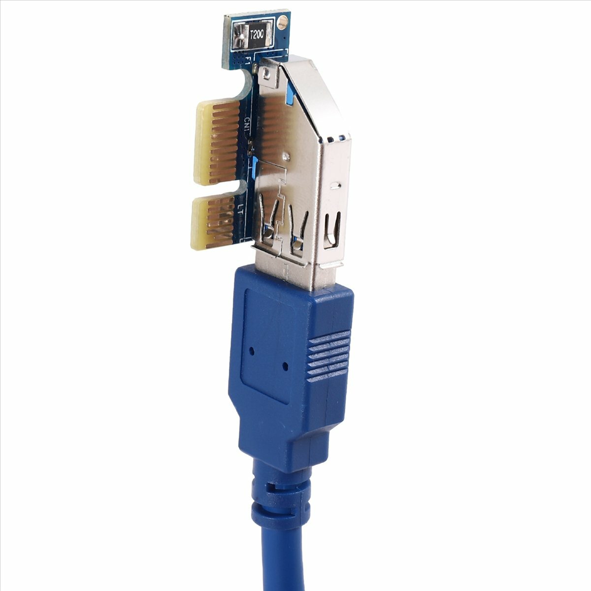 PCIE PCI-E PCI Express X1 к Шинная карта Riser Card Высокоэффективный адаптер-конвертер USB 3.0 Кабель для настольного П