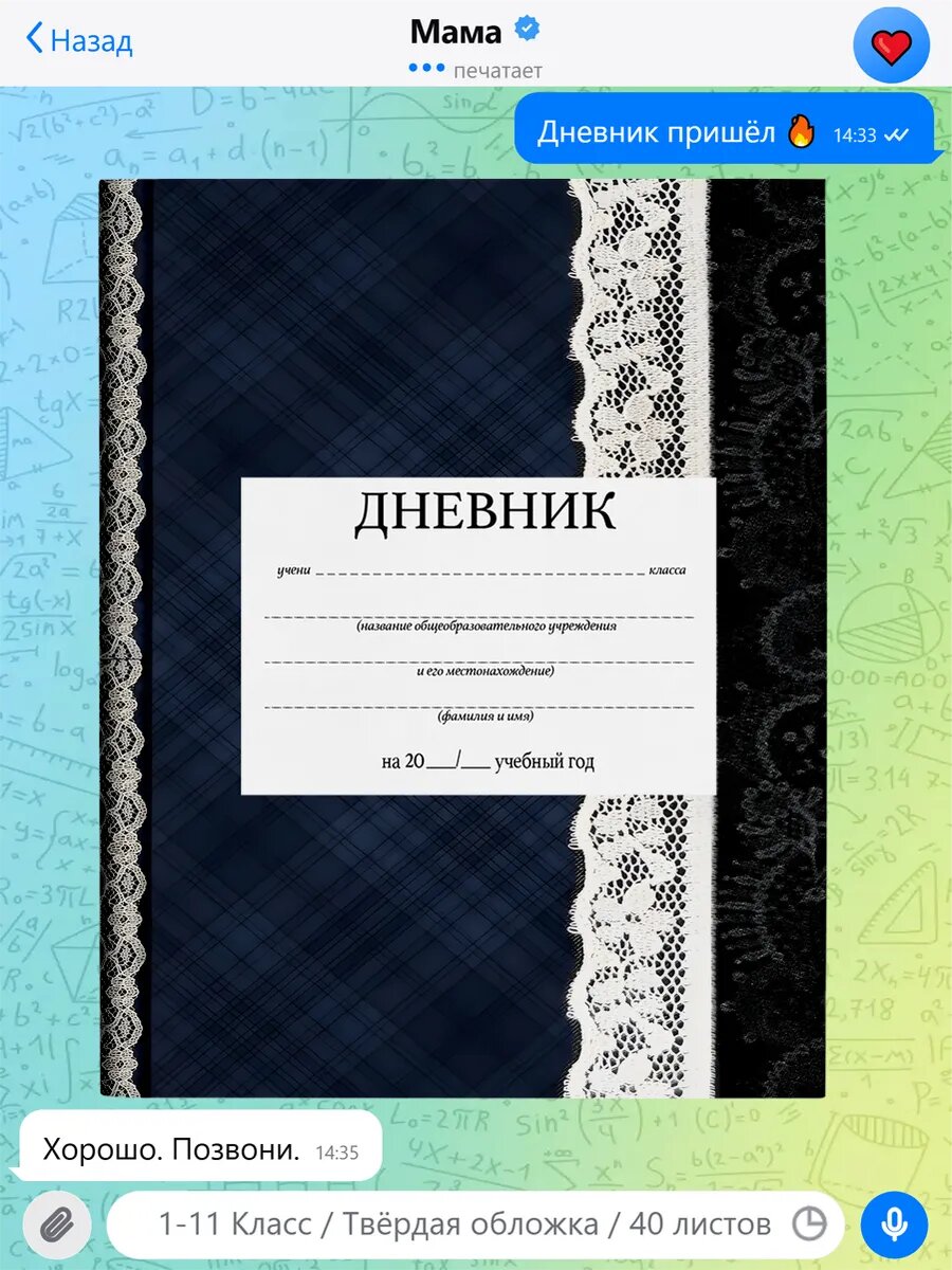 Школьный дневник с принтом y2k pinterest