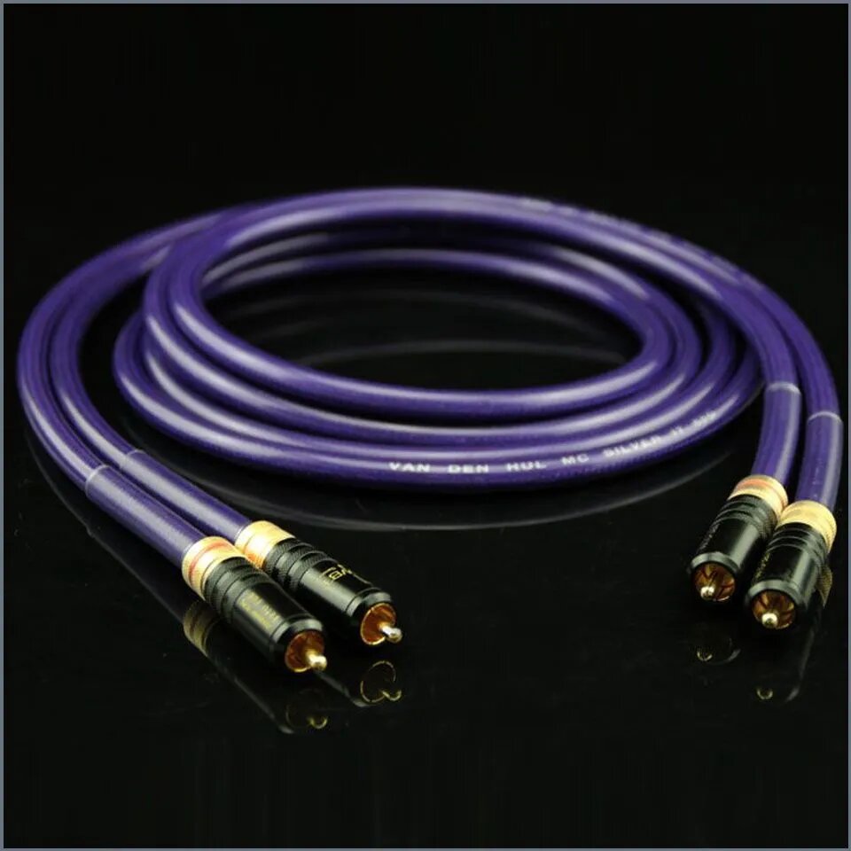 Van den Hul Аудиокабель RCA/RCA, 1.5 м, фиолетовый