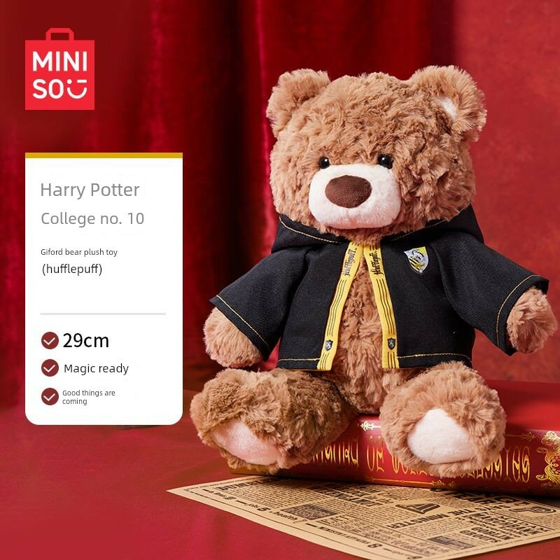 Тот же модельный вариант, что и знаменитая серия плюшевых игрушек Miniso Harry Potter Bear № 10 Hogwarts Giffy Bear,