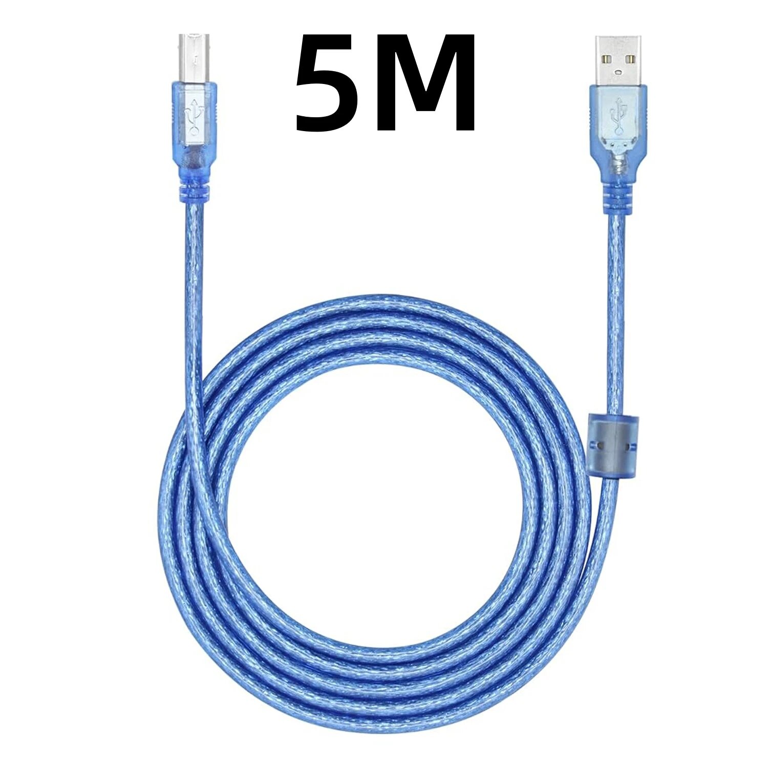 Активный USB 2.0 кабель для принтера 5M passive cable