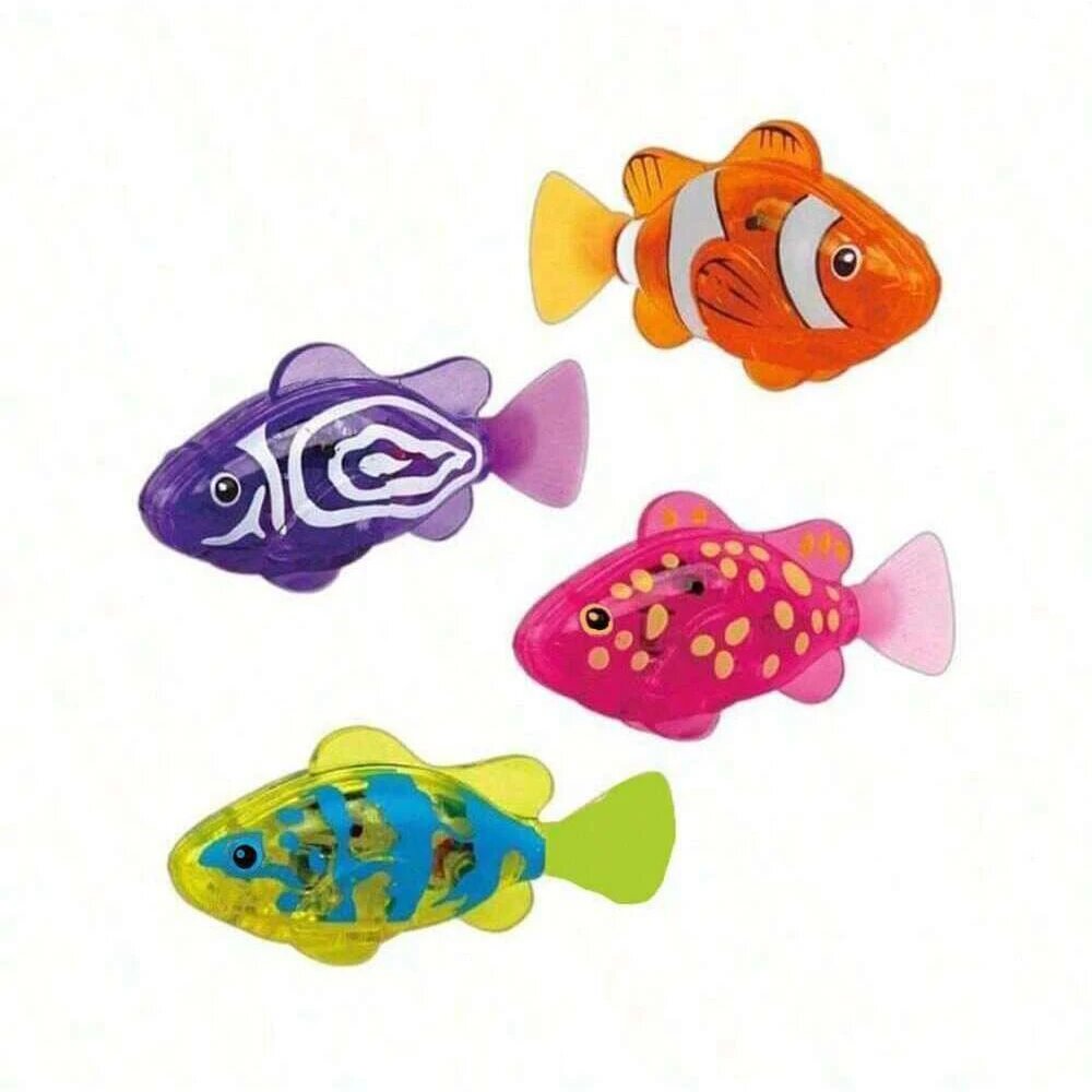 Детские электронные игрушки-рыбки для ванны 4pcs