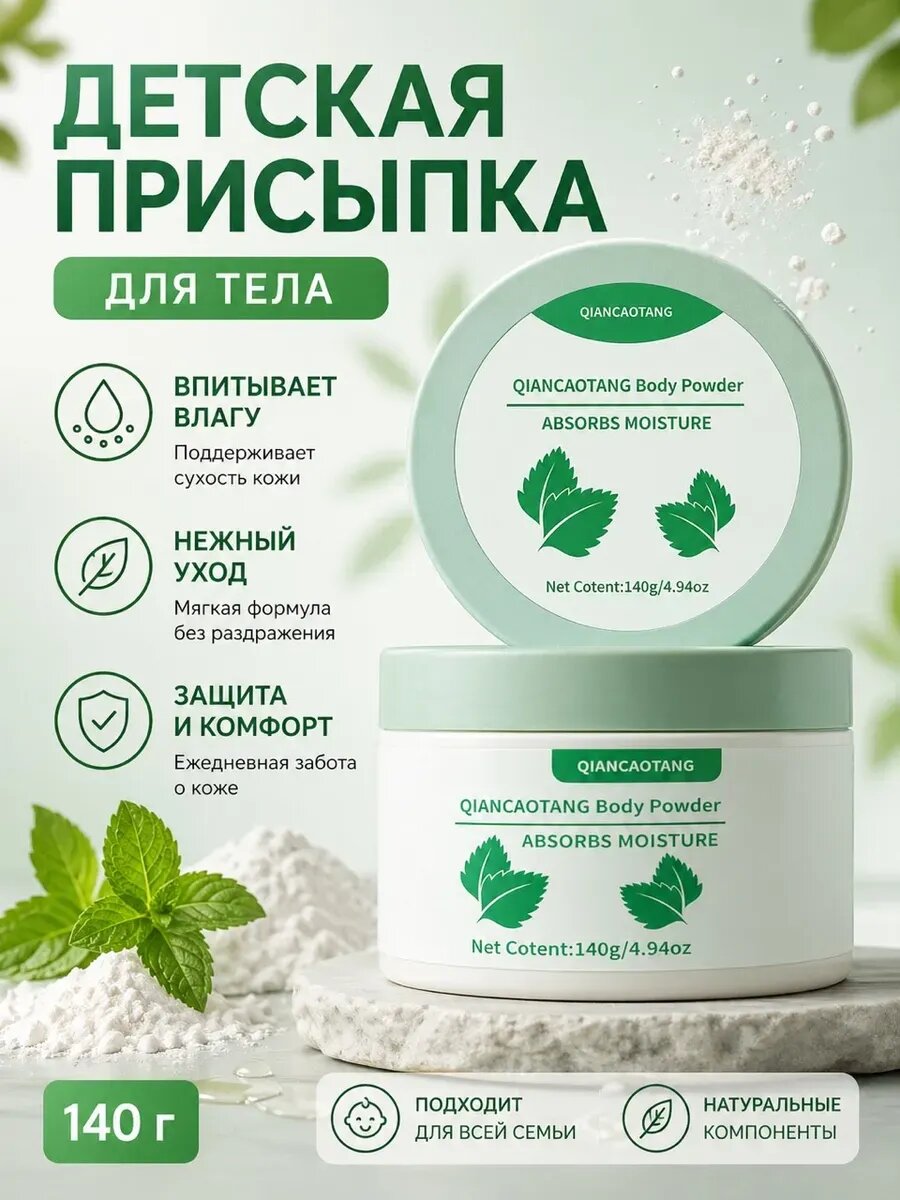 Присыпка детская для новорожденных с ромашкой140 г