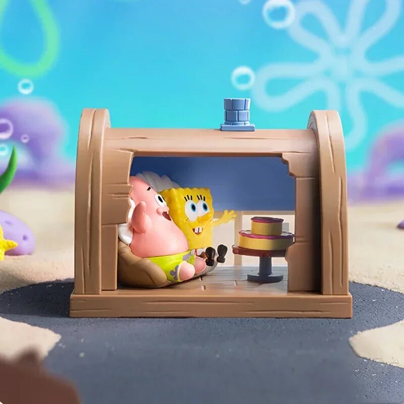 POP MART SpongeBob SquarePants Carnival Anniversary Series Mystery Box Krusty Krab
