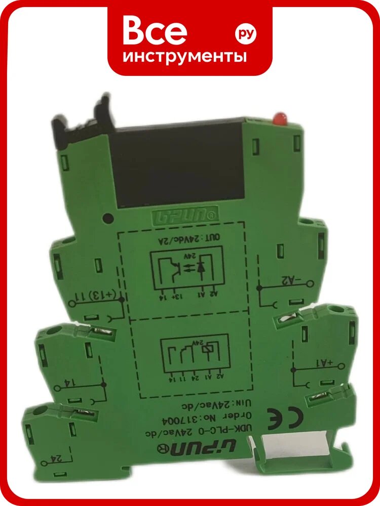 Модуль релейный UPUN UDK-PLC-RI 120Vac/dc 328007
