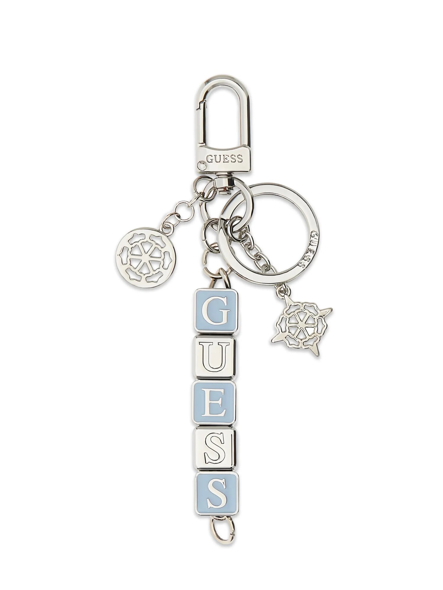 Брелок GUESS, серебристый