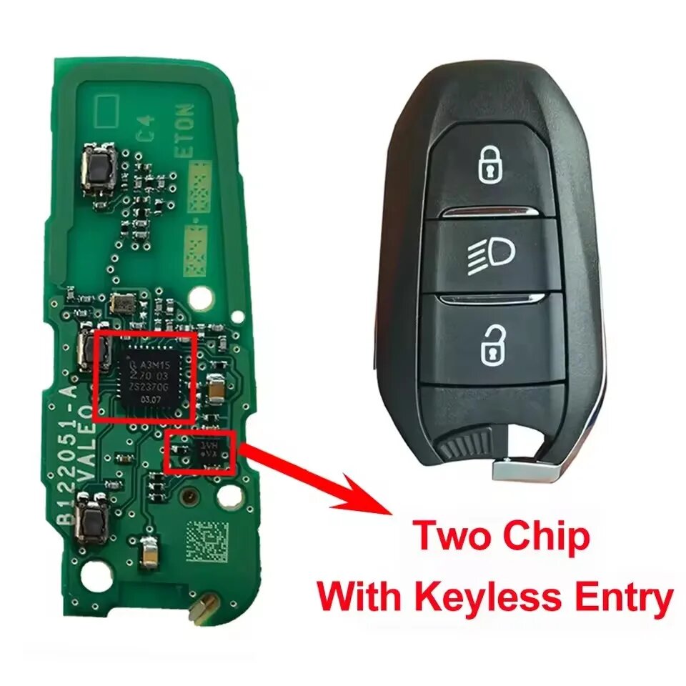 YOSE для PEUGEOT 208 308 3008 5008 2017-2023 CITROEN C4 C3 Space WITH-Keyless Entry, For Peugeot