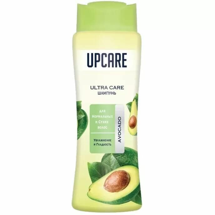 Шампунь для волос UPCARE авокадо 600 мл, для нормальных и сухих волос