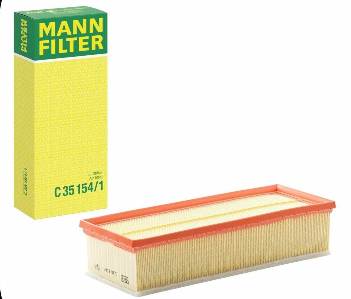 Воздушный фильтр. MANN FILTER C 35154/1 Для марок Audi, SEAT, Skoda, Volkswagen