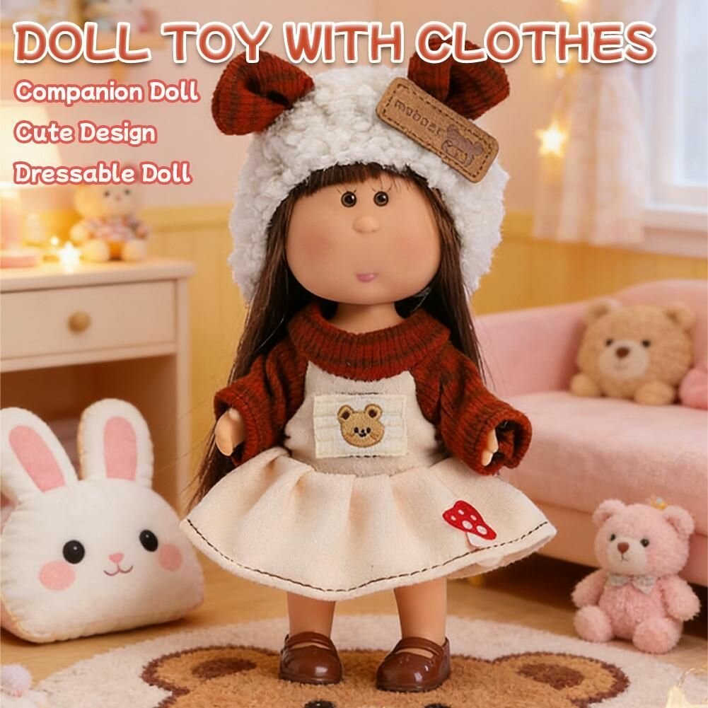 14-сантиметровая картофельная кукла mia doll nude baby set