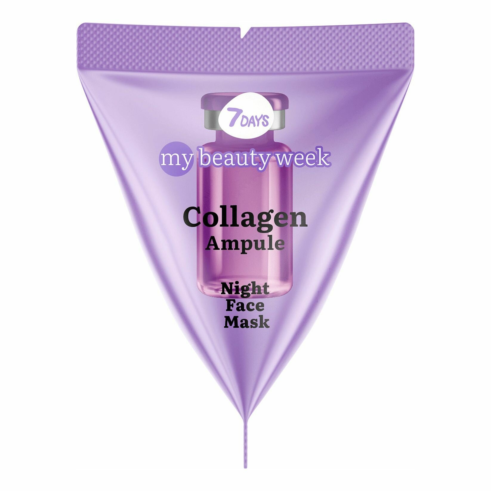 Маска для лица 7 Days MBW Collagen ночной уход 7 г