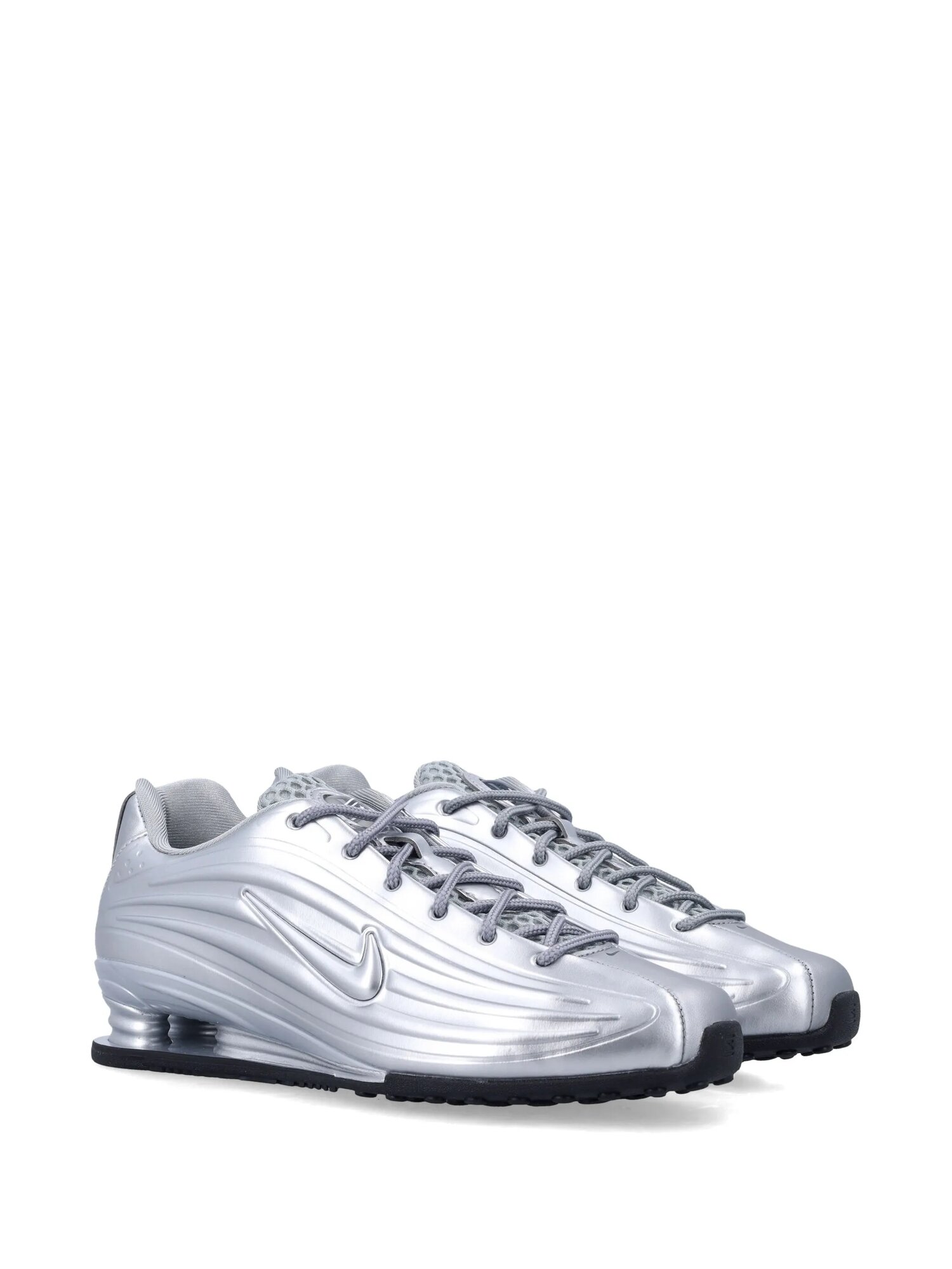 Кроссовки NIKE Shox Z, размер 7.5 US, серебристый/красный — фото 1