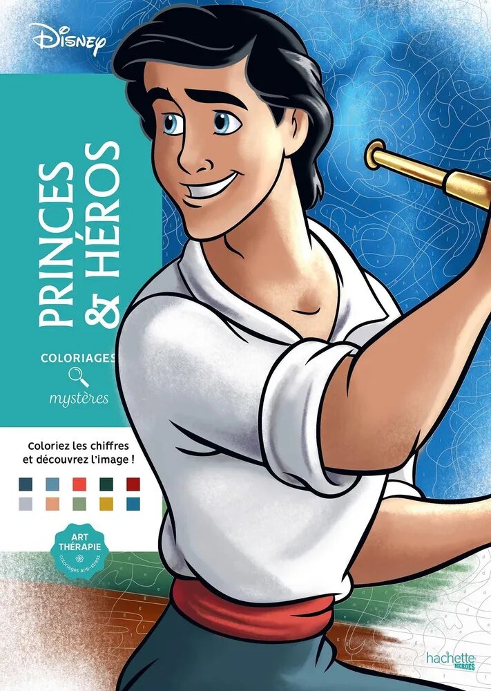 Раскраска по номерам дисней Coloriages mysteres Disney