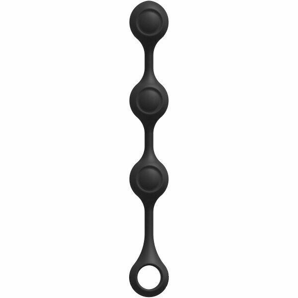 Утяжеленные анальные шарики Anal Essentials Weighted Silicone Anal Balls 35 х 4,4 см