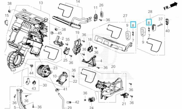 Шайба, уплотнение (5/8"); Артикул Honda/Acura: 79031TZ5A41 (Оригинал)