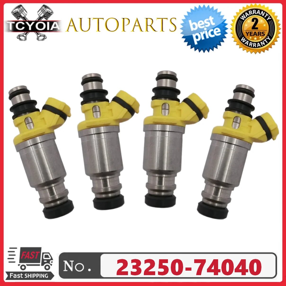 4 шт./лот топливные форсунки 23209-74040 23250-74040 для TOYOTA RAV4 1995-2000 бензин 3SFE 2,0