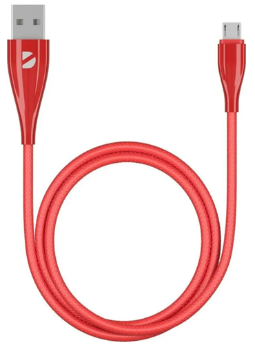 Кабель Deppa Ceramic USB - Micro USB 2A 1м (72287) Красный