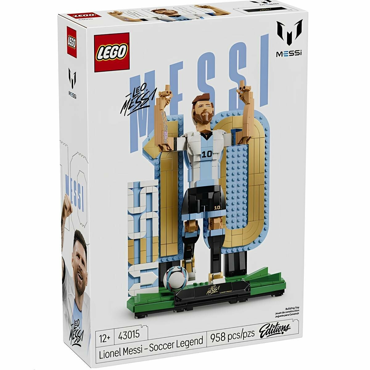 Конструктор LEGO Editions 43015 Лионель Месси - легенда футбола