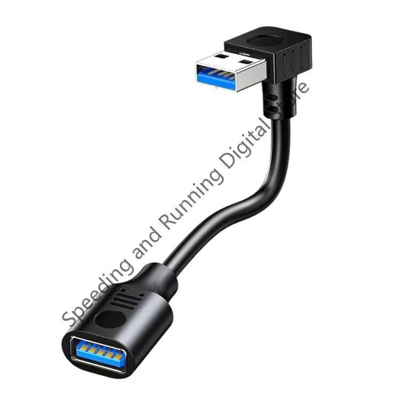 USB 3.0 кабель 15cm, Down bend