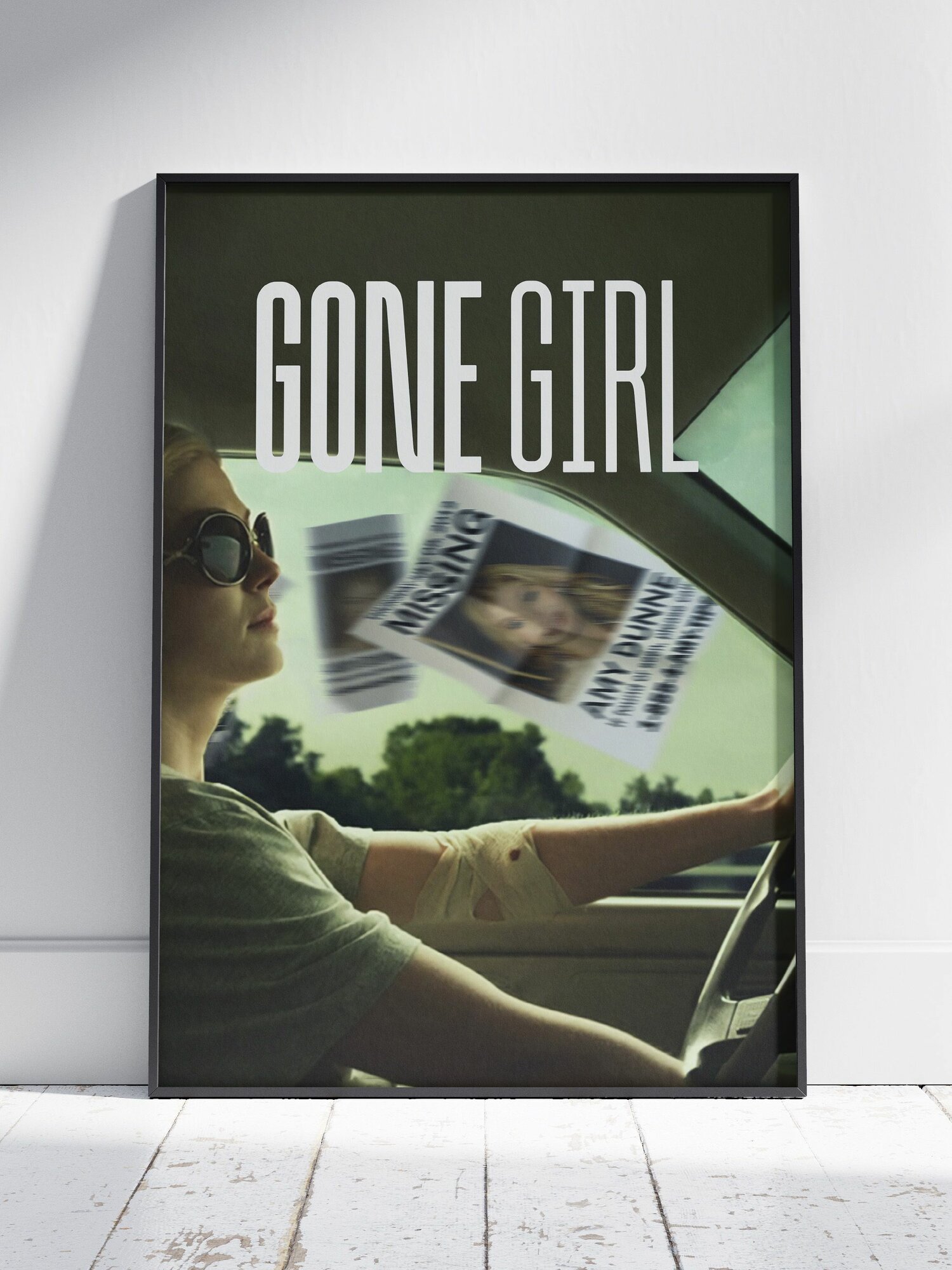 Плакат на стену для интерьера Исчезнувшая (Gone Girl - Эми Данн 17) - Постер по фильму кино формата А3 (30x42 см)
