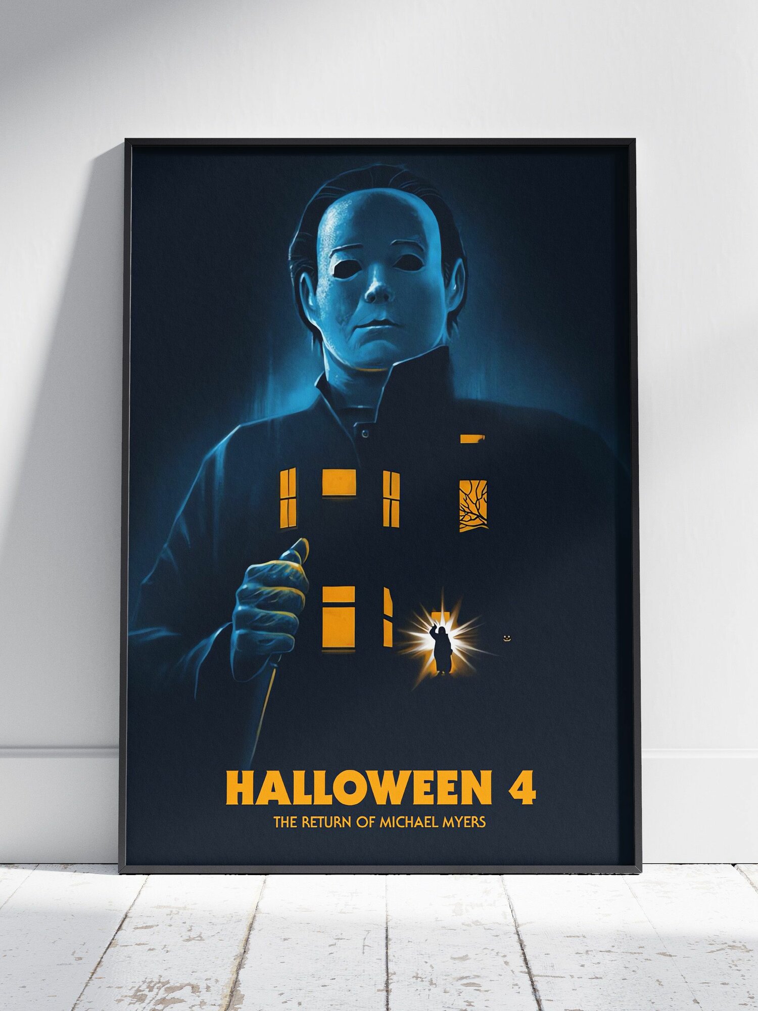 Плакат на стену для интерьера Хэллоуин (Halloween - Майкл Майерс 20) - Постер по фильму, кино, хоррору формата А3 (30x42 см)