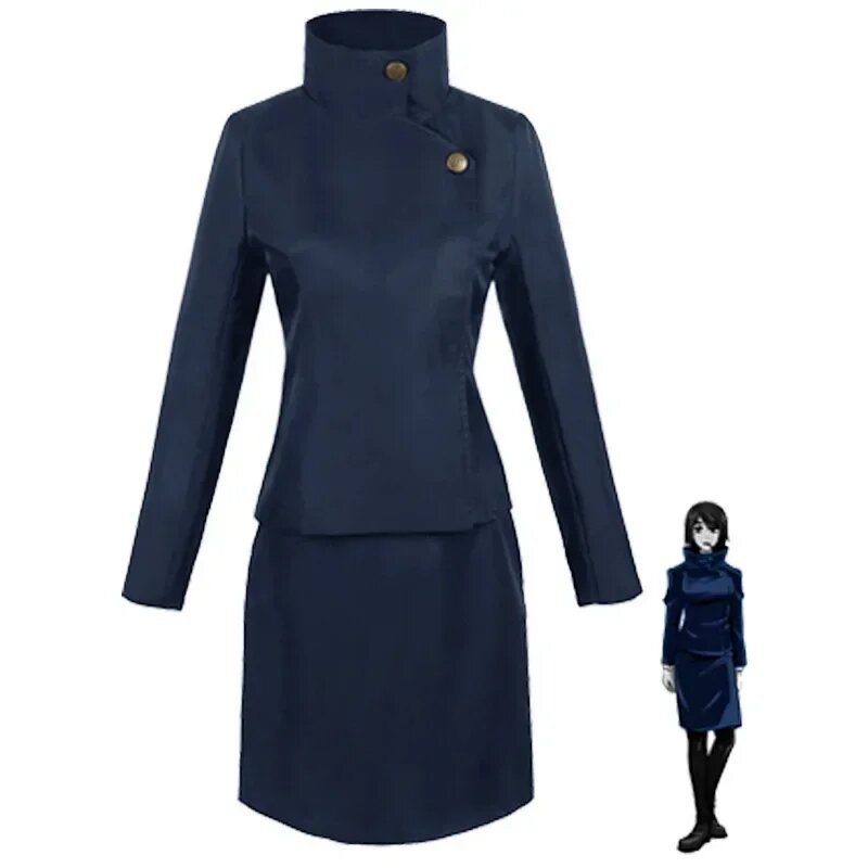 Косплей костюм Темно-синий, XL, Shoko