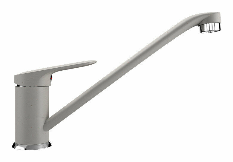 Смеситель для кухни EcoStone, ES-03-331 Белый, латунь, мраморная крошка