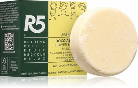 Шампунь твердый R5 Shower-Shampoo, унисекс, 70 г