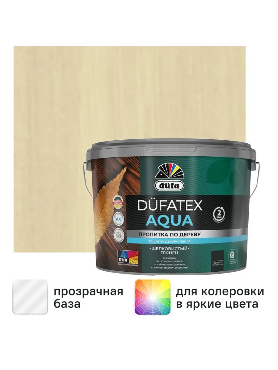 Пропитка для дерева водная прозрачная Dufatex aqua 5 л