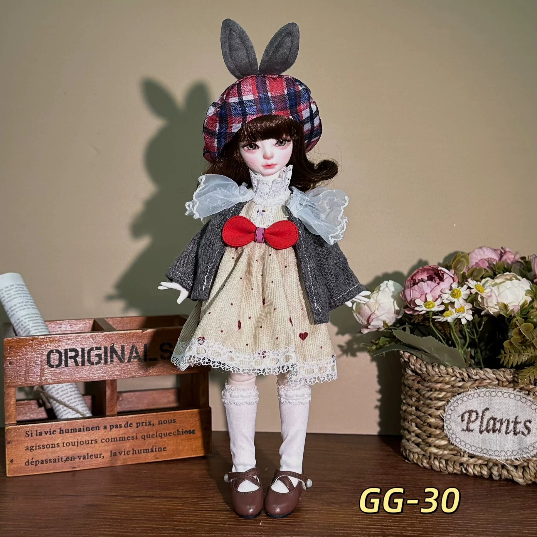 Одежда для кукол BJD, 6 предметов, комплект одежды для куклы 30cm шт, аксессуары для кукол BJD, платье для куклы Ghost