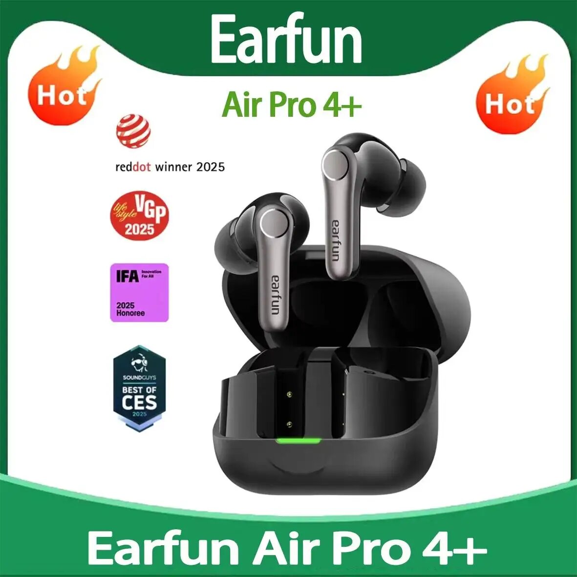 Earfun Air Pro 4+ White Add Bk Case — фото 1