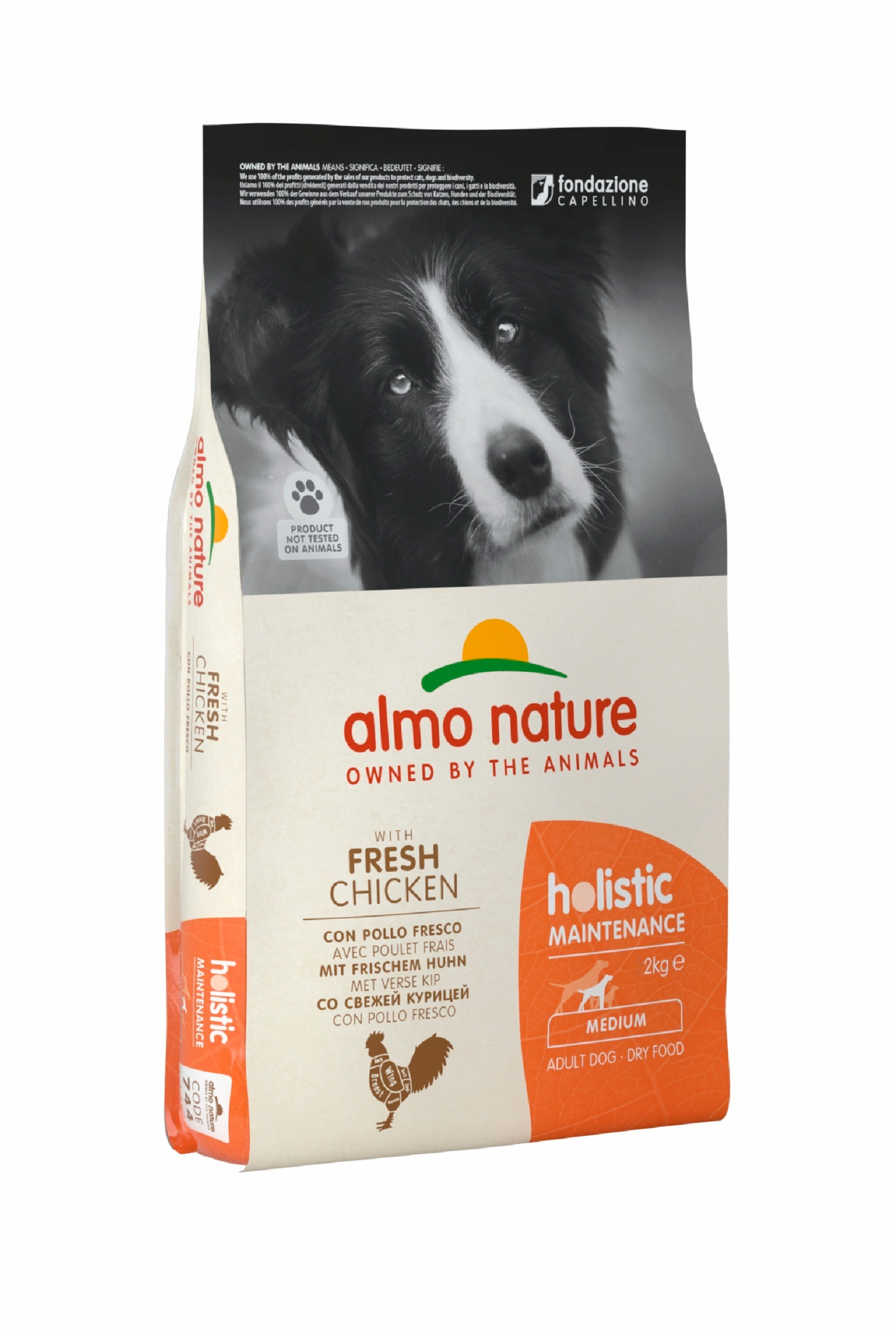 Almo Nature Сухой корм для взрослых собак, с курицей, 2 кг