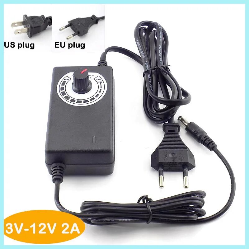 Регулируемый блок питания Gakaki H22604 EU Plug 100-220В 3-12В