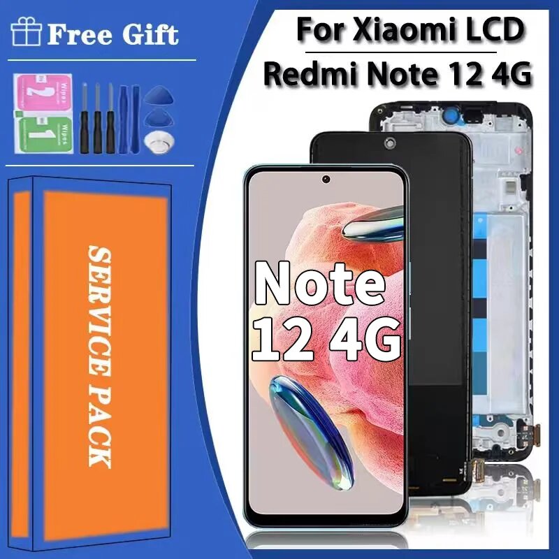 Экран Super AMOLED Xiaomi Redmi Note 12 4G TFT No Frame в сборе