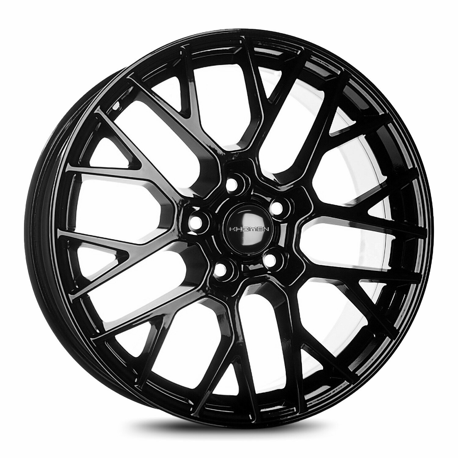 Диск автомобильный Khomen Wheels 1818 Geely Atlas Pro/ Changan CS55 75 7x18 5x114,3 ET45 60,1 Black