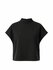 Блуза Black Label High-neck short-sleeve blouse, размер 38, black / black