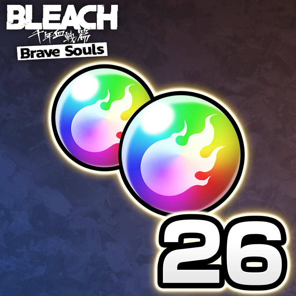 Дополнение Bleach: Brave Souls - 26 Spirit Orbs, цифровое издание PlayStation 4, регион Индия / код пополнения баланса
