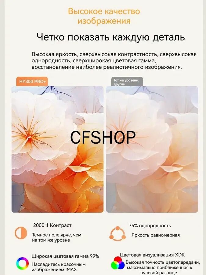 Гобо-проектор, белый — фото 1