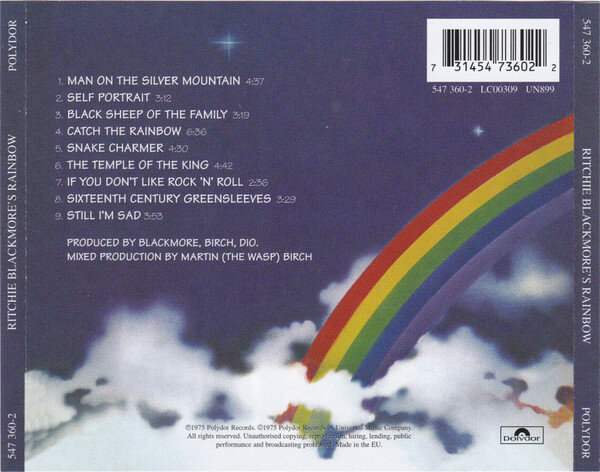 Rainbow "CD Rainbow Ritchie Blackmore's Rainbow" — фото 1