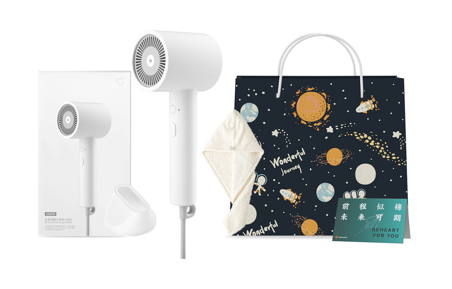 Фен унисекс Xiaomi Mi Ionic Hair Dryer H300