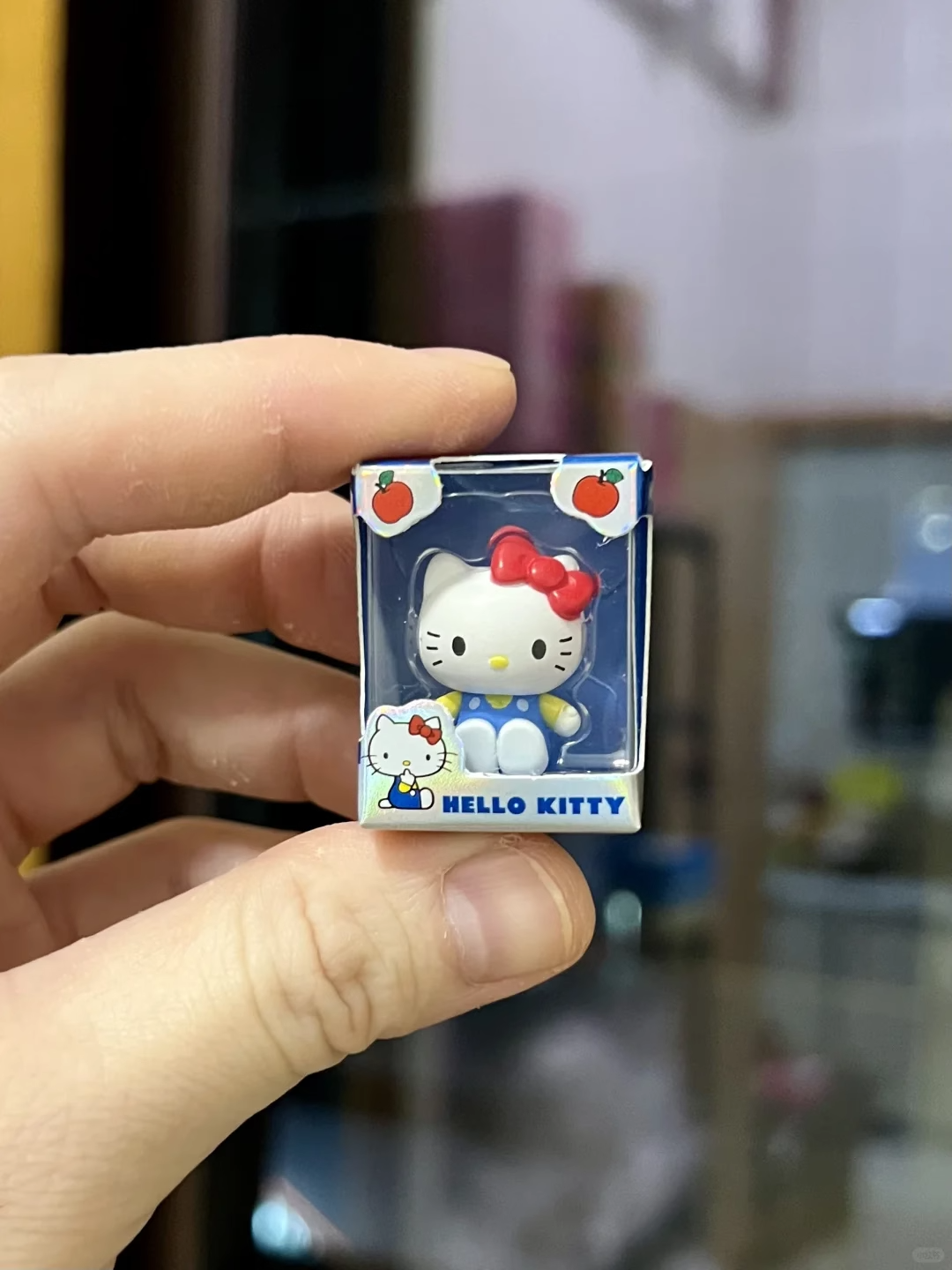 Оригинальная коллекционная фигурка Sanrio Family Mi Mengli (слепая коробка), первая серия: Куроми, Hello Kitty, Золотой