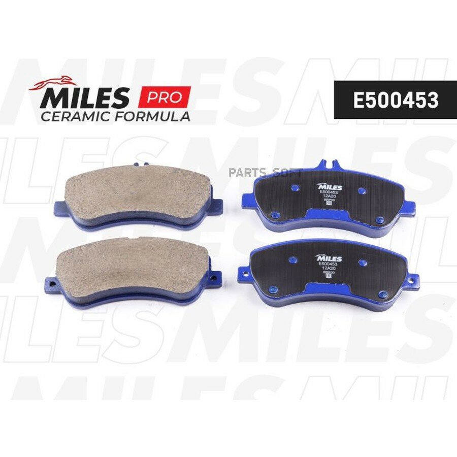 MILES E500453 Колодки тормозные MERCEDES GLK X204 2.2-3.5 передние Ceramic ()