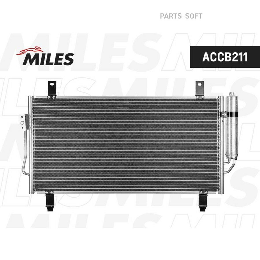 MILES ACCB211 Конденсер MITSUBISHI OUTLANDER 2.0/2.4/2.2D 12- ()