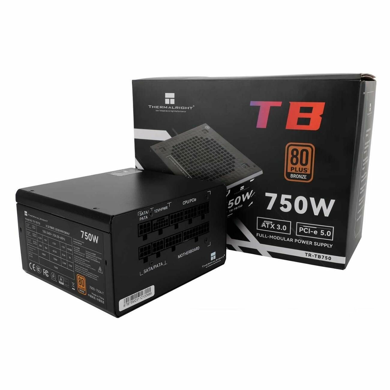 Блок питания Thermalright 750W Bronze ATX 3.0 (TR-TB750)