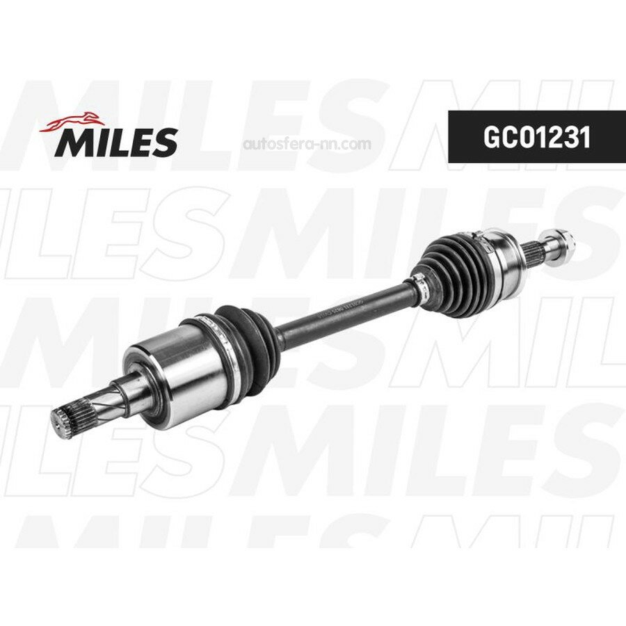 MILES GC01231 Привод в сборе OPEL MOKKA 13- 1.4/1.6/1.7 CDTI лев.