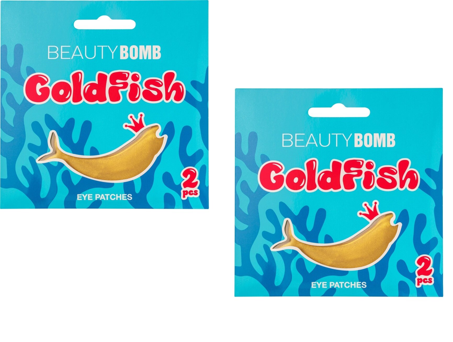 Патчи для глаз Beauty Bomb Eye Patches «Goldfish» 2упаковки