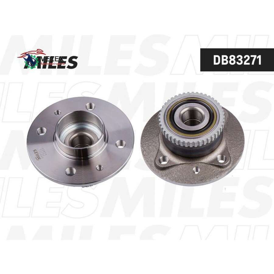 MILES DB83271 Ступица с подшипником RENAULT KANGOO I/NISSAN 03-09 зад. DB83271