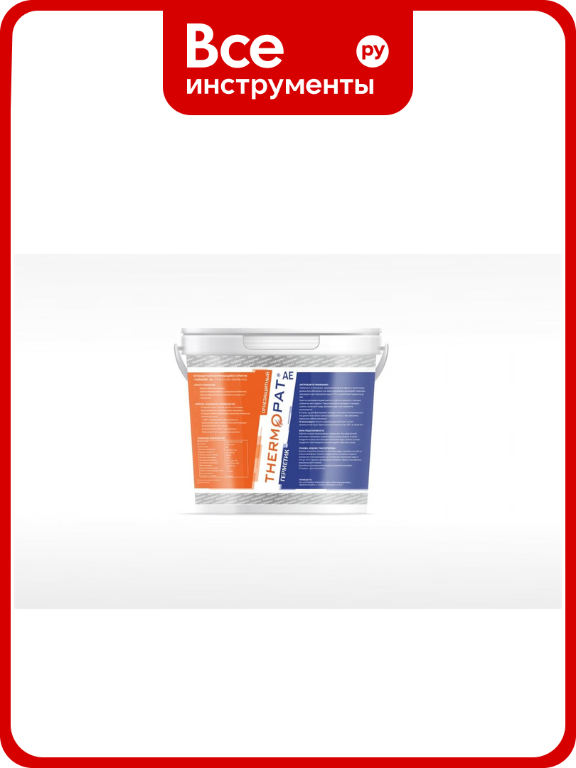 Огнезащитный вспучивающийся герметик THERMOPAT « АЕ» 8 кг 299640
